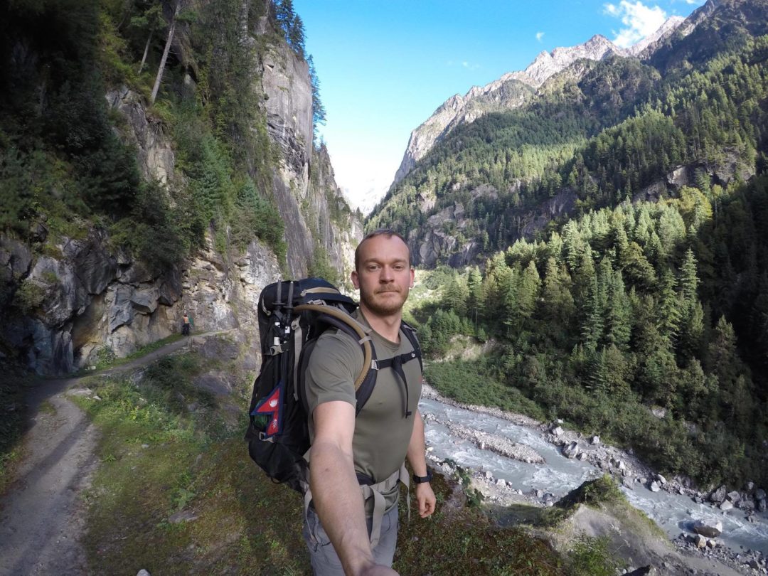 Flying the vegan flag on Himalayas mountain peak | Vegan Flag